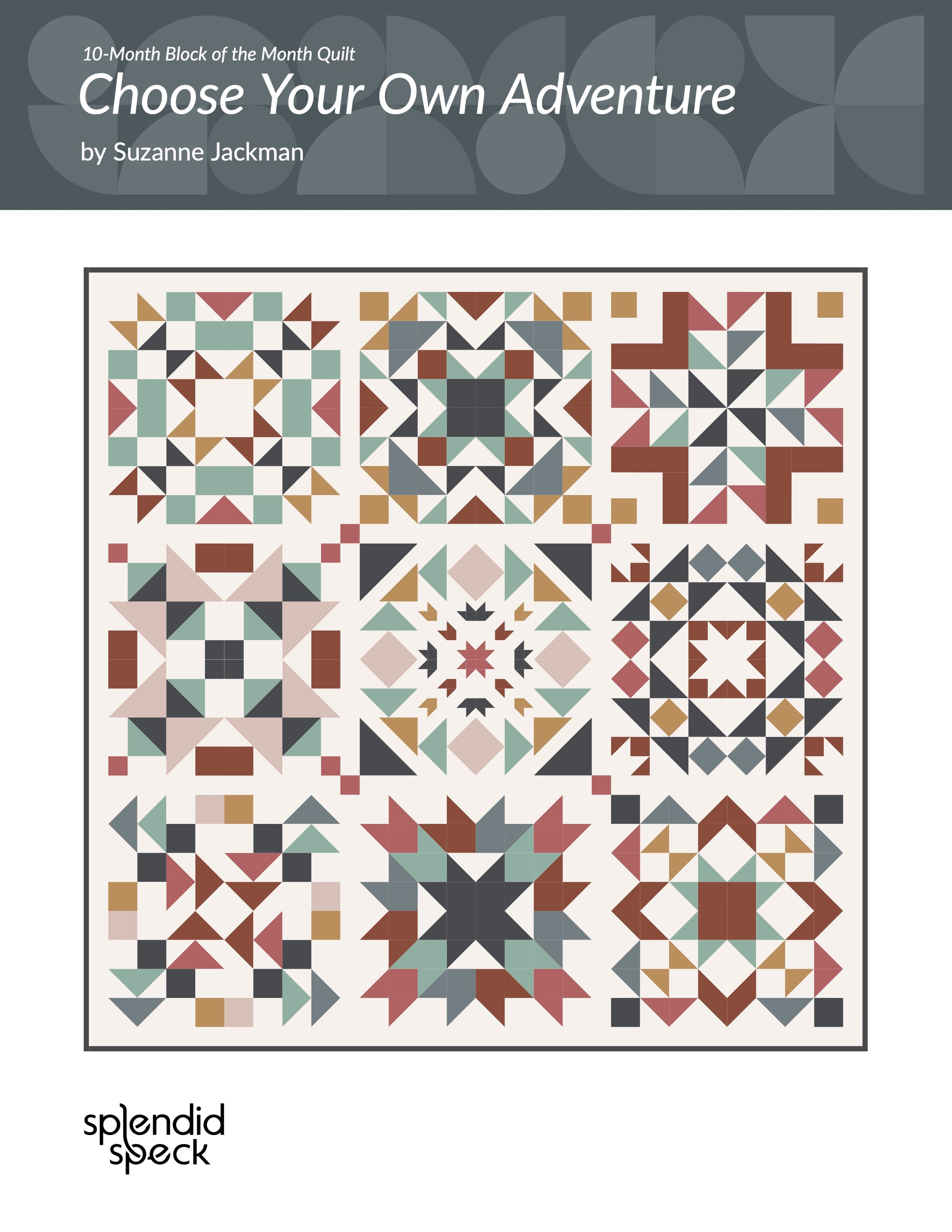 Choose Your Own Adventure - Block of the Month Quilt Pattern - PDF