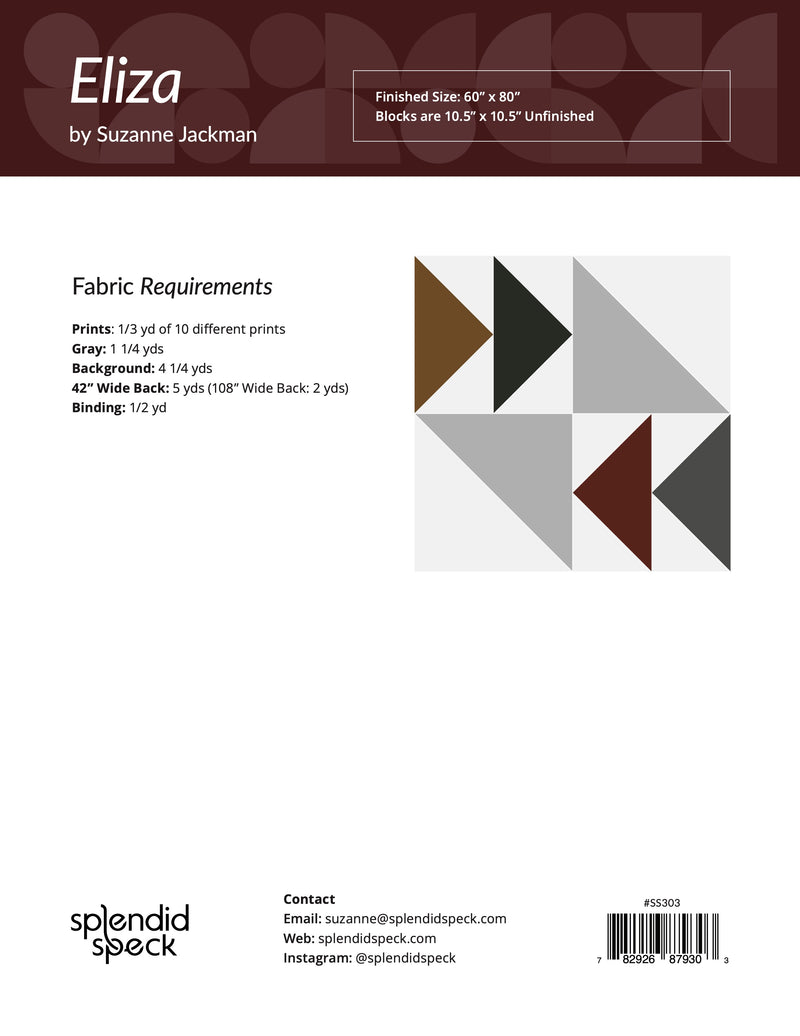 Eliza - Quilt Pattern - PDF