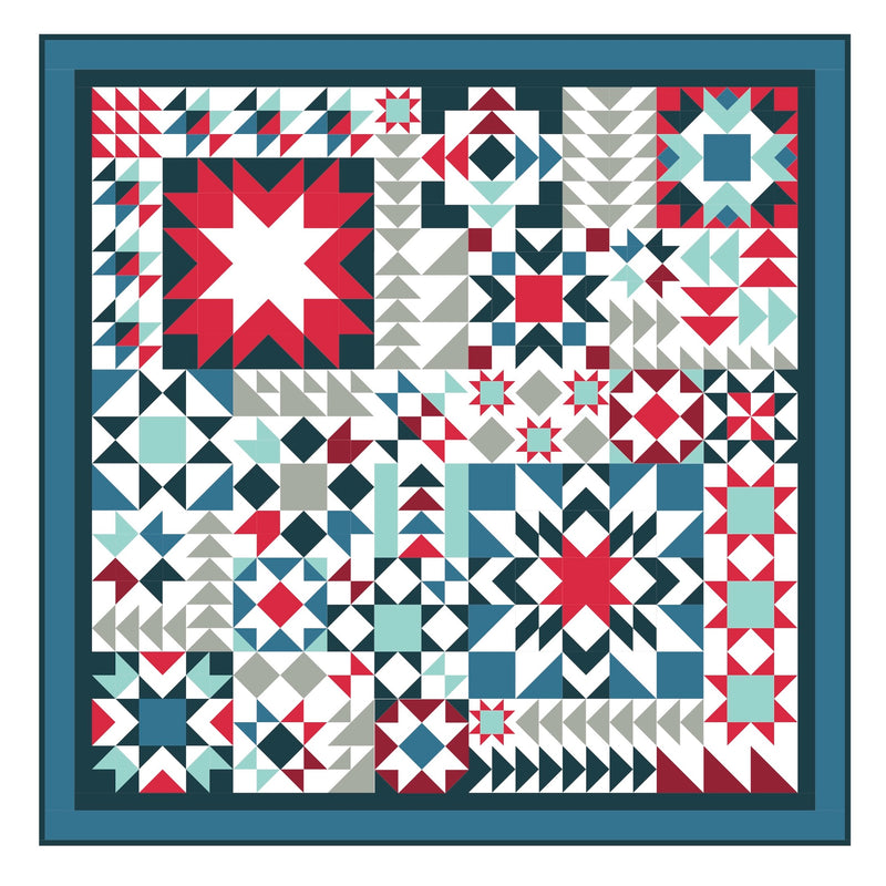Grace Anne - Block of the Month Quilt Pattern - PDF