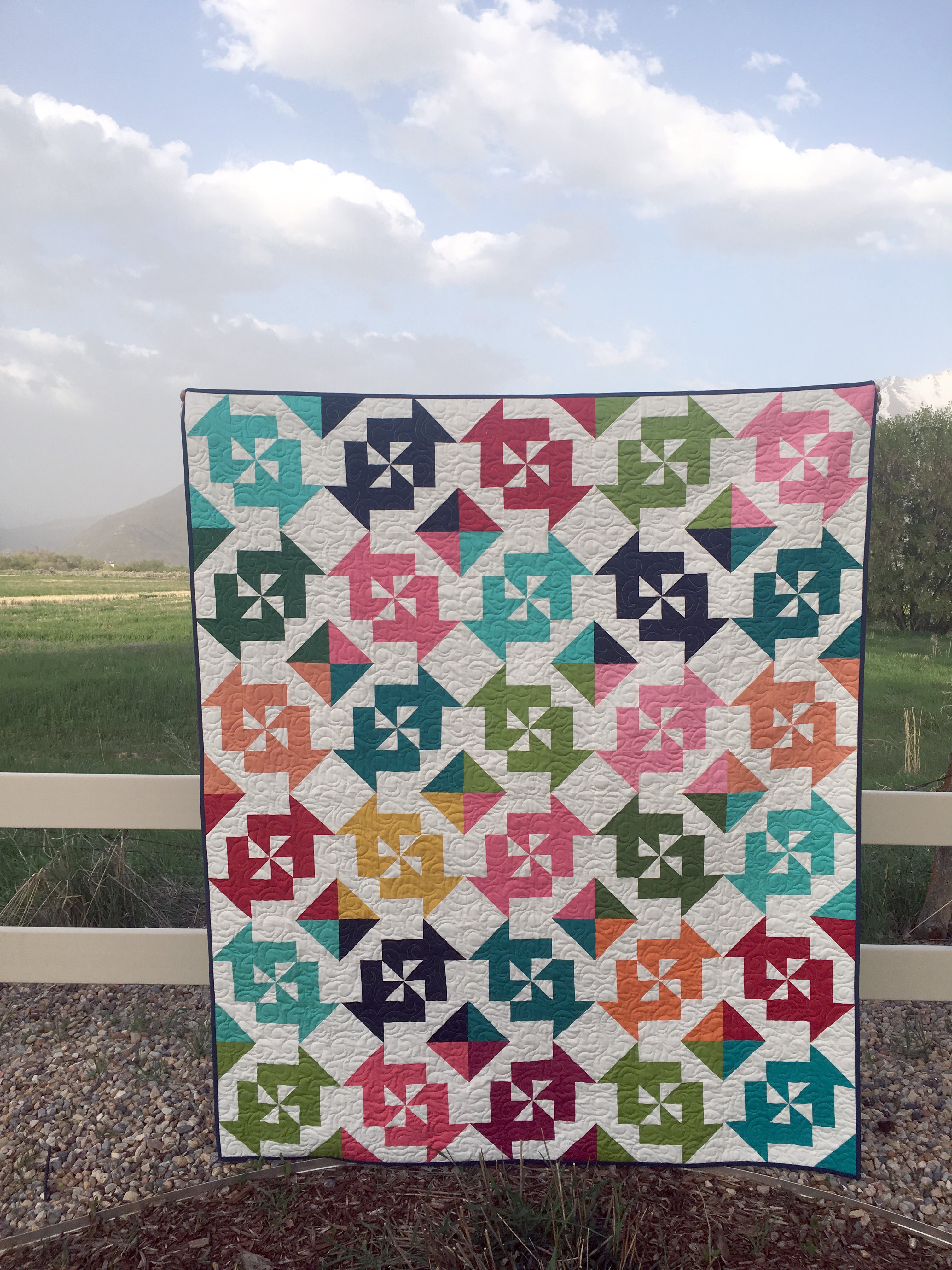 Candy Swirls - Quilt Pattern - PDF