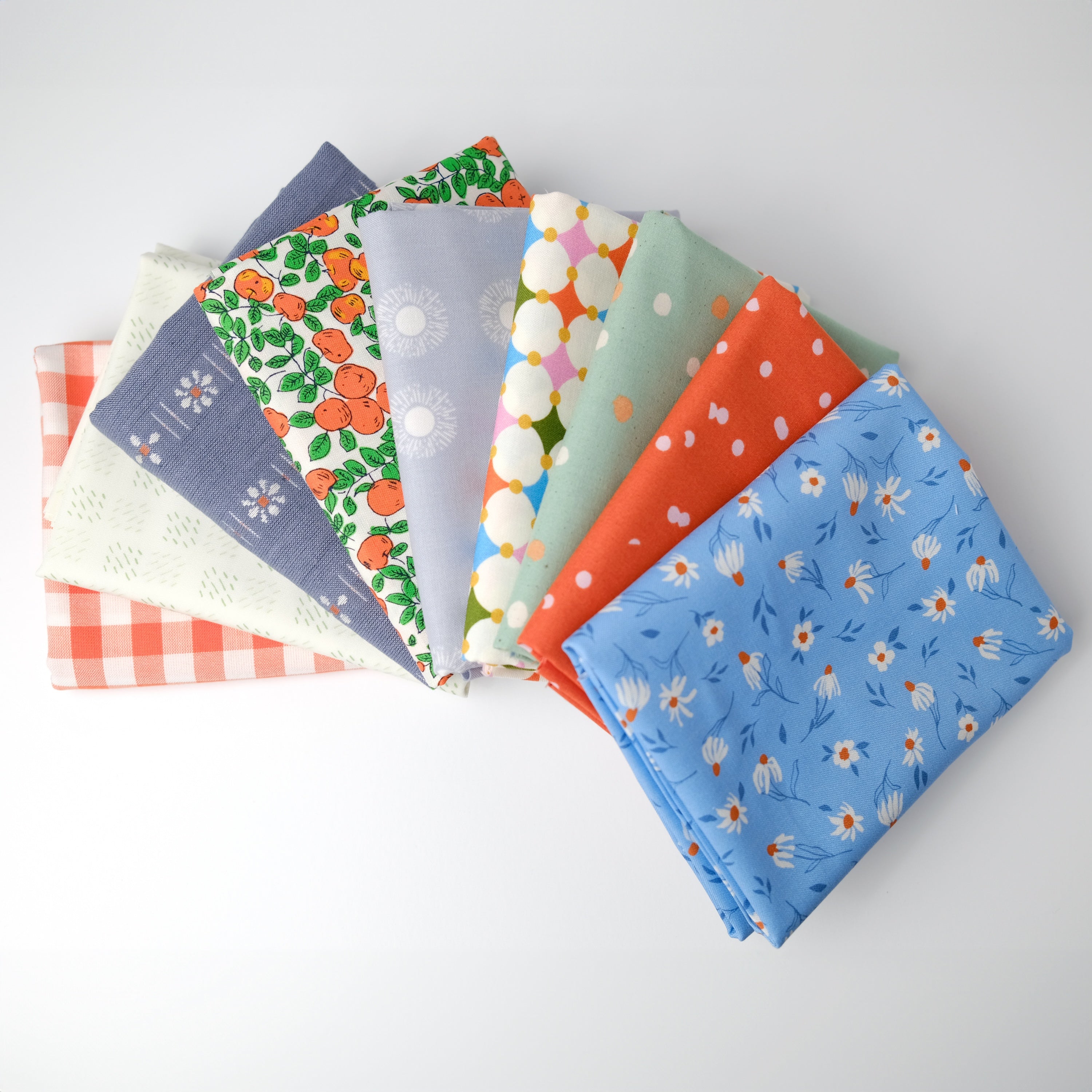 Orange Apples 1/2 Yard Bundle