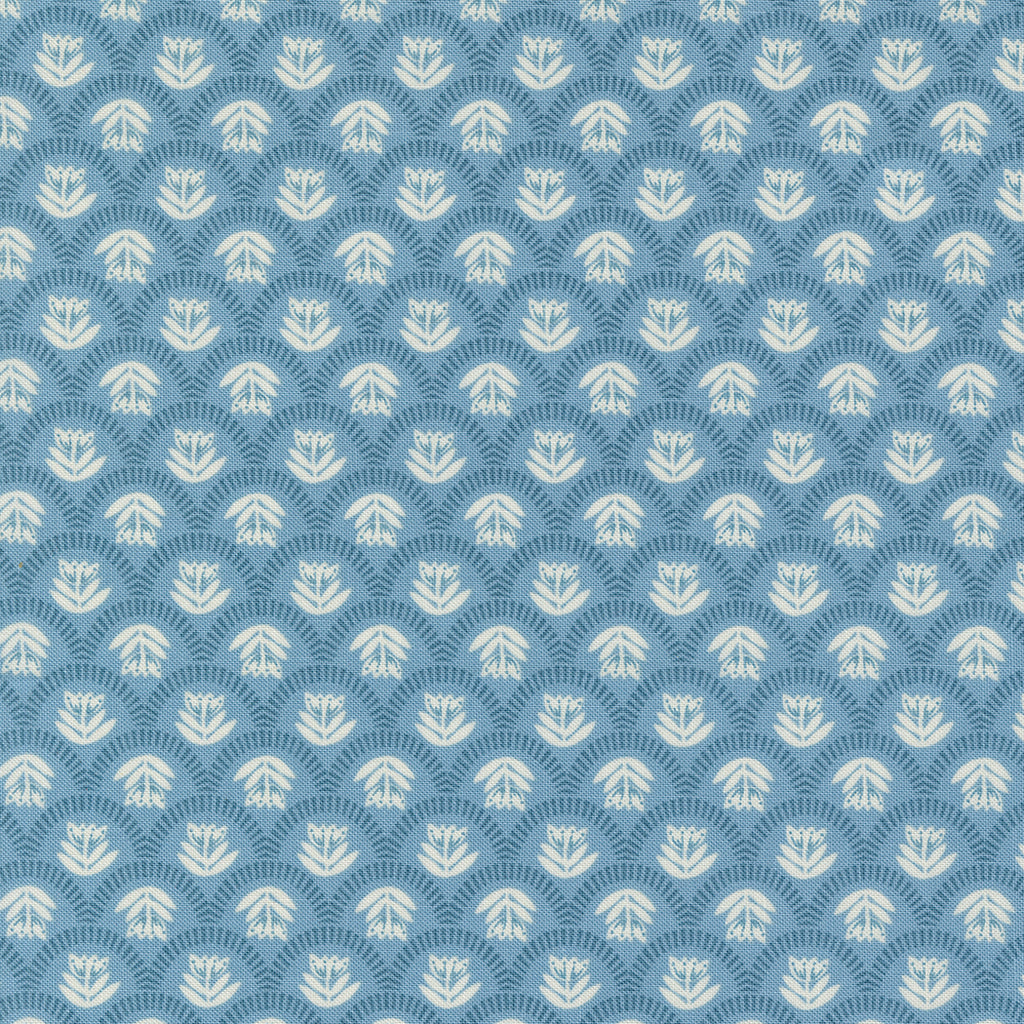scallop pattern fabric